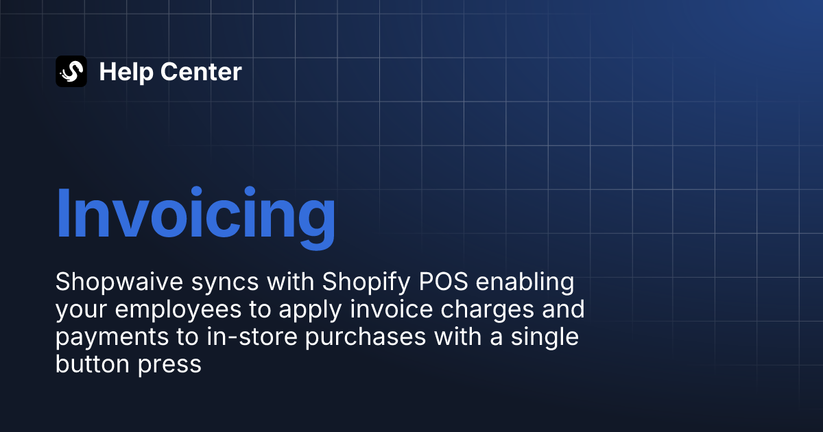 Invoicing | Help Center